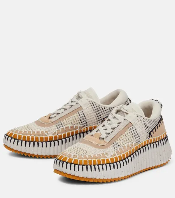 Chloé Nama Sneakers - Beige