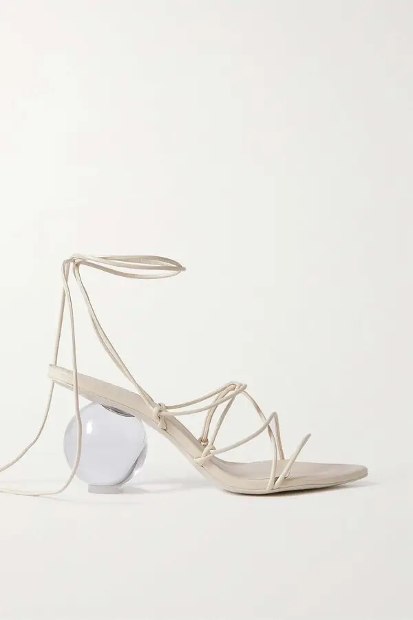 Cult Gaia Su Leather Sandals