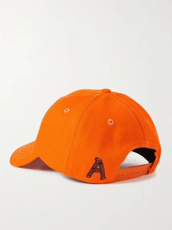 Aries Embroidered Cotton-twill Baseball Cap