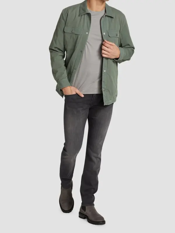 7 For All Mankind Slimmy Cotton-blend Tapered Jeans