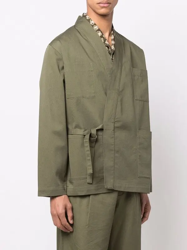 Universal Works Patch-pocket Worker Jacket - Green
