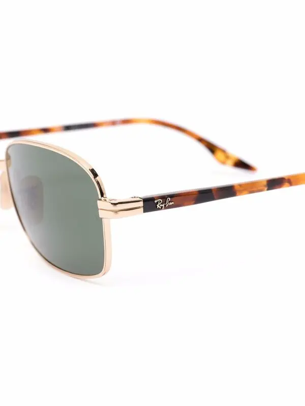 Ray-ban Tortoise Square Frame Sunglasses