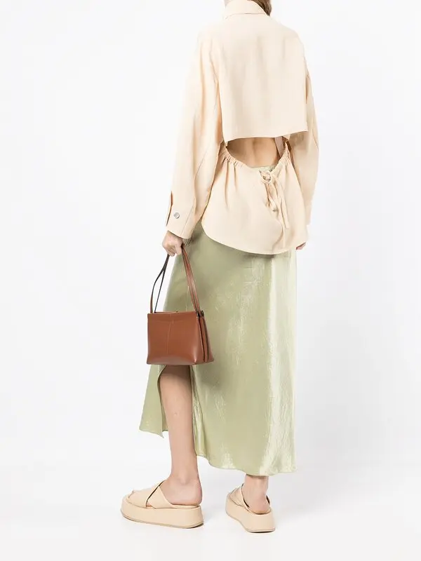 Vince Tie-fastened Long-sleeved Shirt