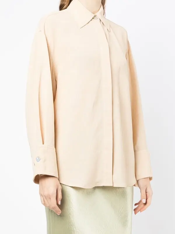 Vince Tie-fastened Long-sleeved Shirt