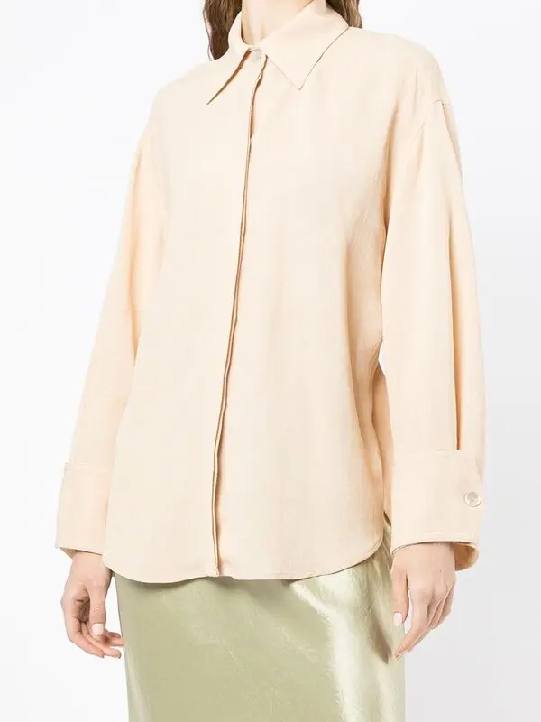 Vince Tie-fastened Long-sleeved Shirt