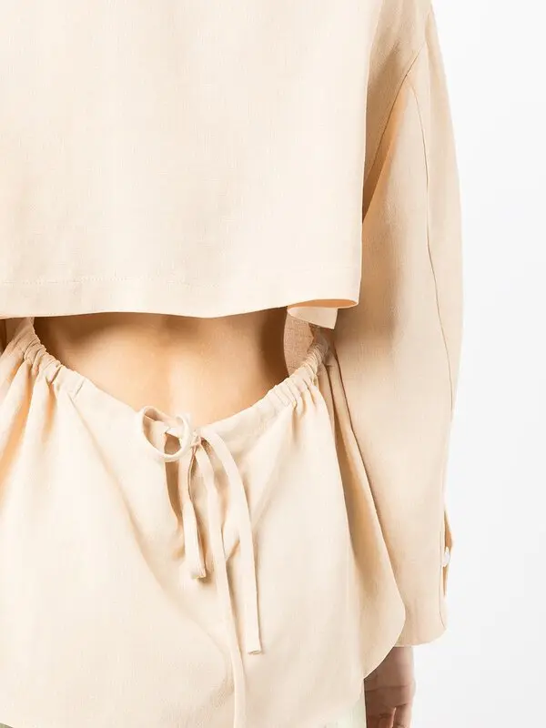 Vince Tie-fastened Long-sleeved Shirt