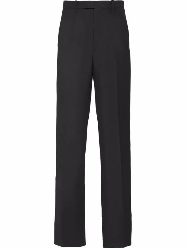 Prada Tailored Straight-leg Trousers - Black