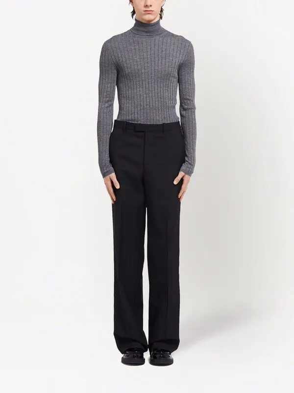 Prada Tailored Straight-leg Trousers - Black