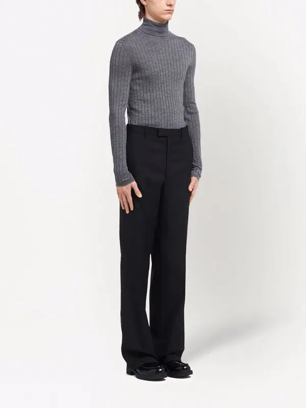 Prada Tailored Straight-leg Trousers - Black