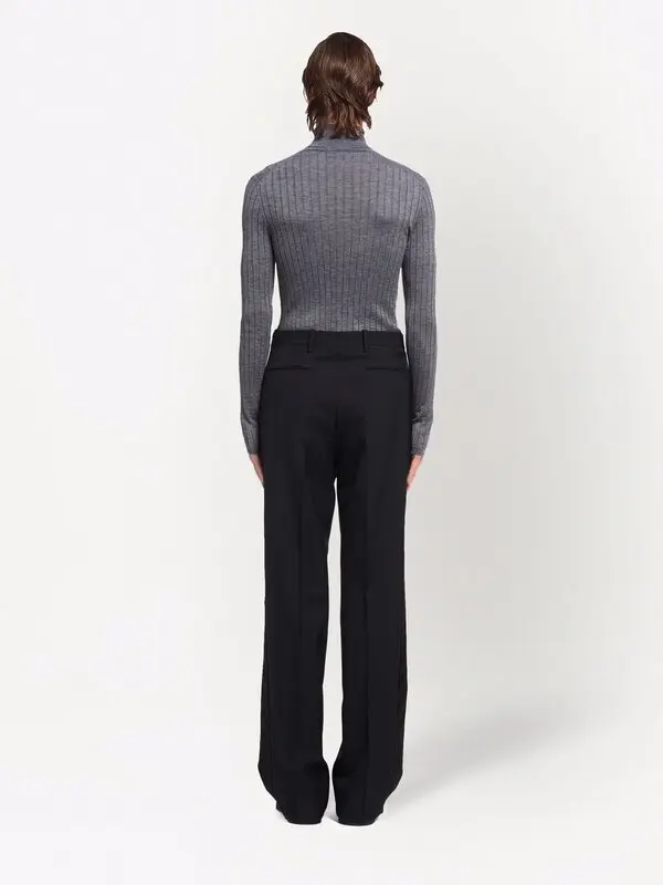 Prada Tailored Straight-leg Trousers - Black