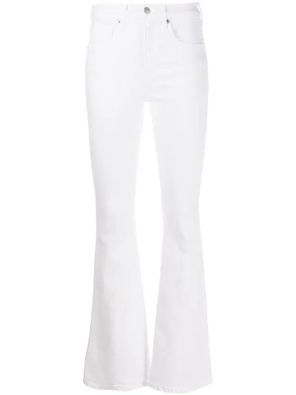 Veronica Beard Beverly Flared Jeans - White