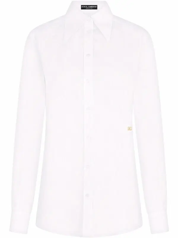Dolce & Gabbana Dg-logo Poplin Shirt