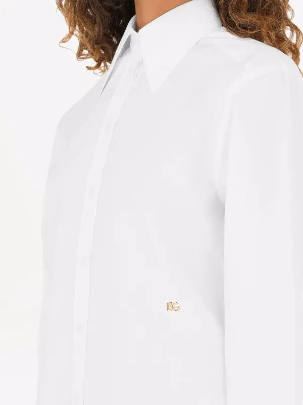 Dolce & Gabbana Dg-logo Poplin Shirt