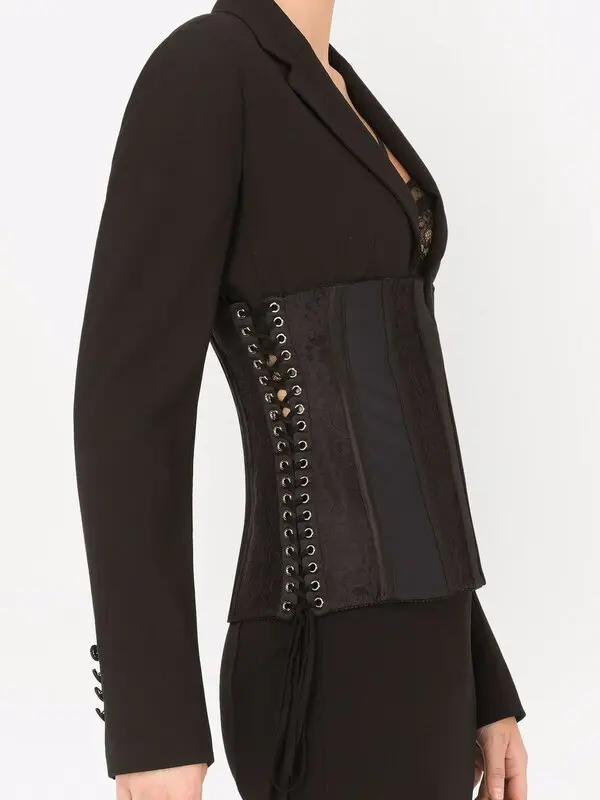 Dolce & Gabbana Lace-up Bustier Jacket