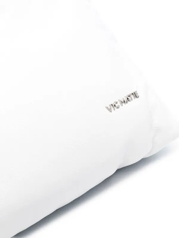VIC MATIE Katrin Leather Clutch Bag