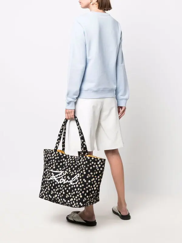 Karl Lagerfeld Karl Daisy-print Tote Bag