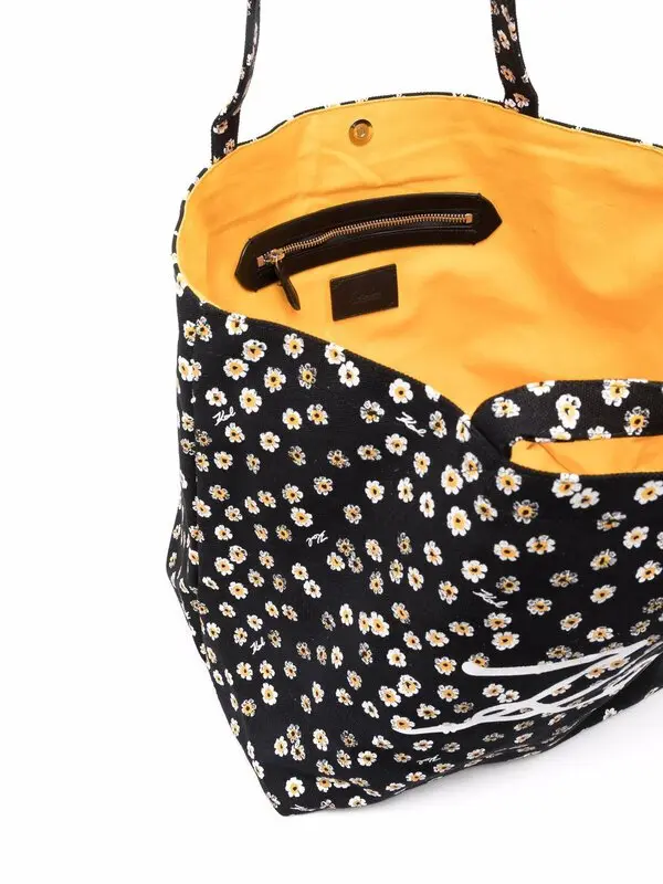 Karl Lagerfeld Karl Daisy-print Tote Bag