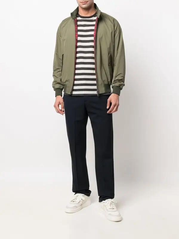 BARACUTA G9 Harrington Bomber Jacket - Green