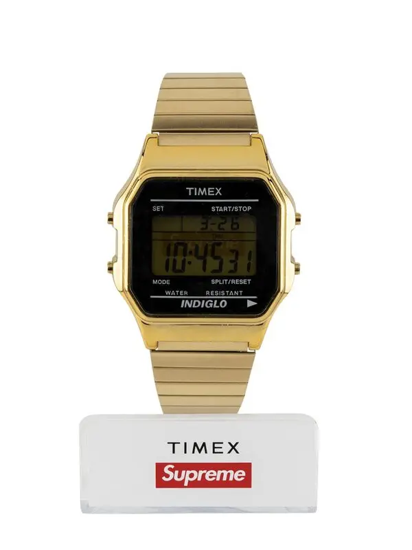 Supreme X Timex Digital Watch - Gold | Editorialist