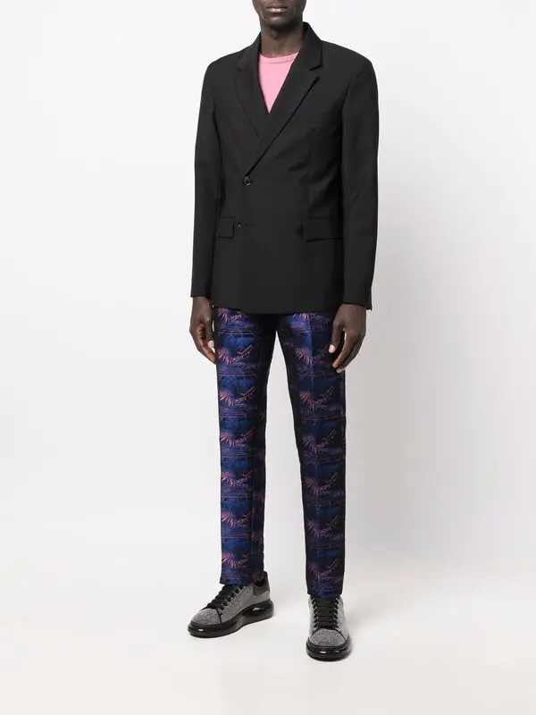 BILLIONAIRE Logo-print Tailored Trousers