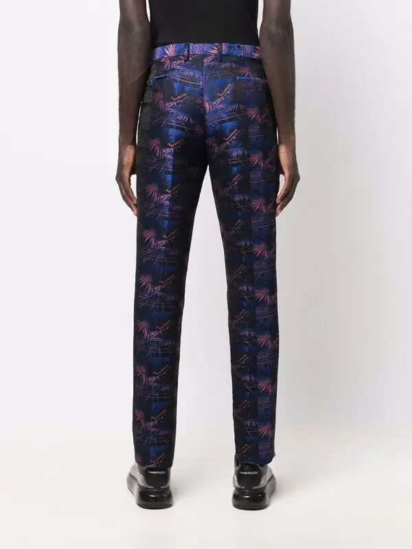 BILLIONAIRE Logo-print Tailored Trousers