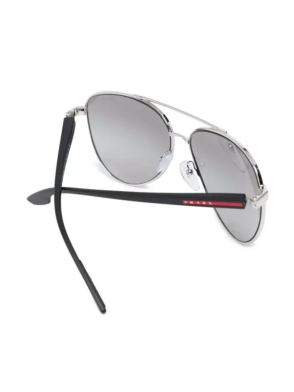 Prada Linea Rossa Pilot-frame Sunglasses