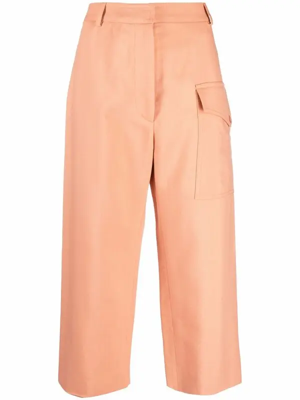 Stella McCartney Cropped Straight-leg Trousers
