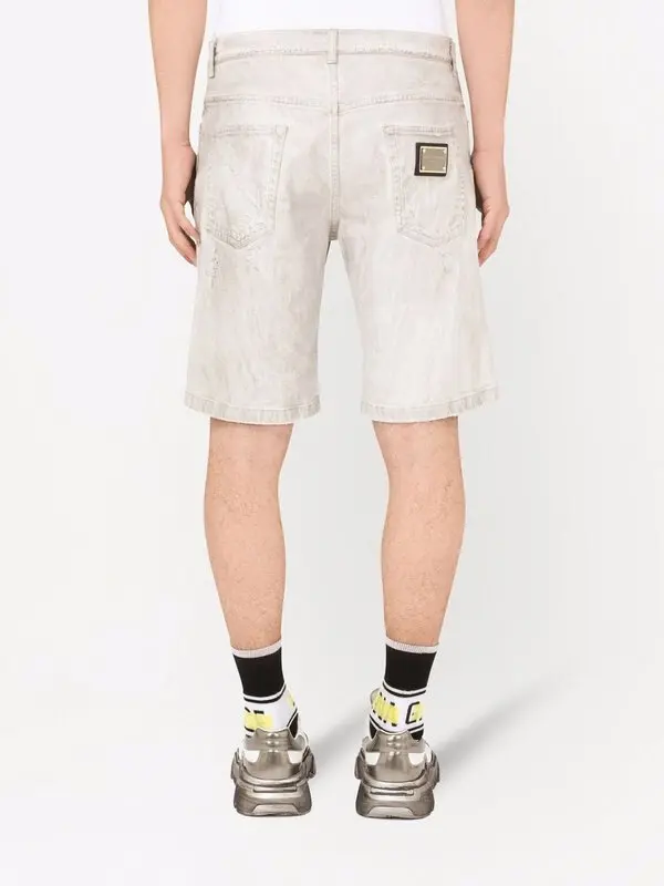 Dolce & Gabbana Distressed Denim Shorts