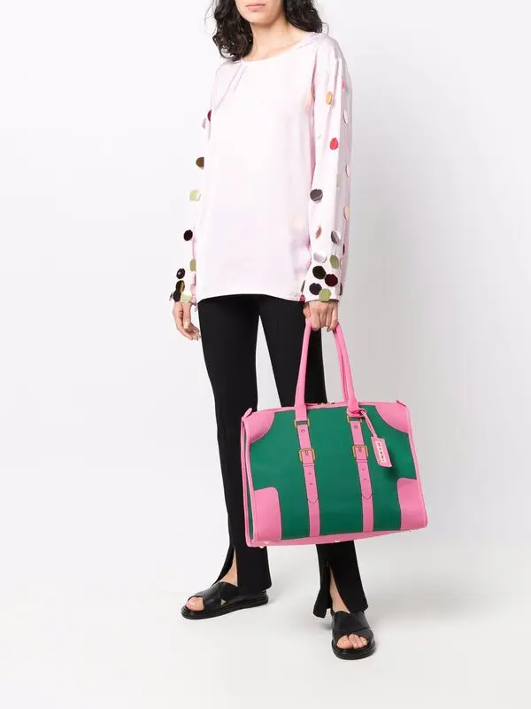 Marni Buckle-print Tote Bag