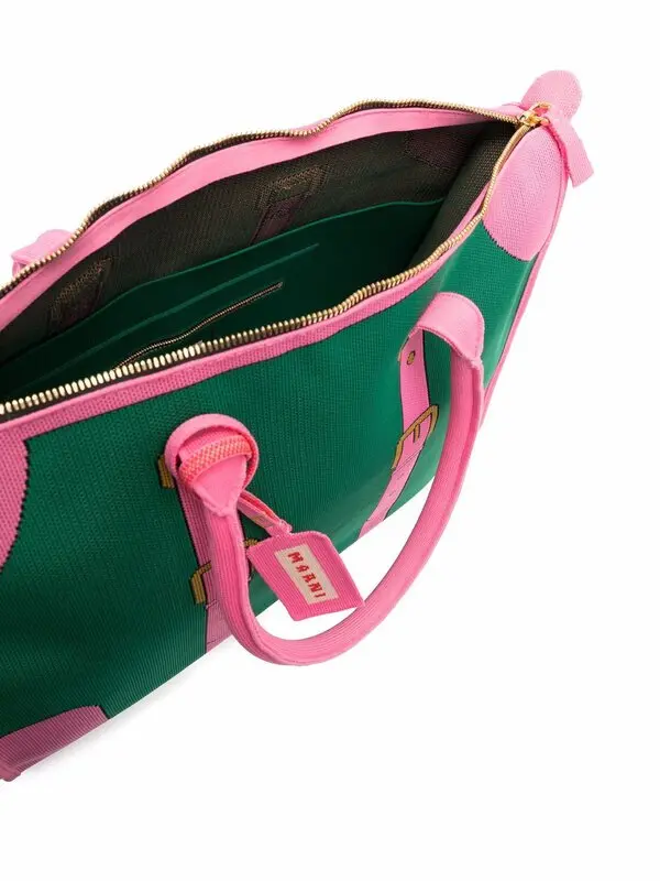 Marni Buckle-print Tote Bag