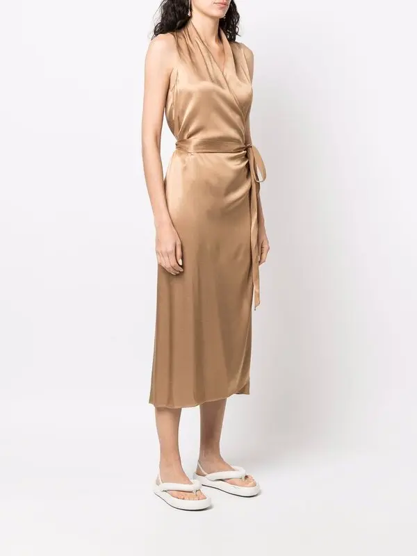 Vince Ruched Midi Dress