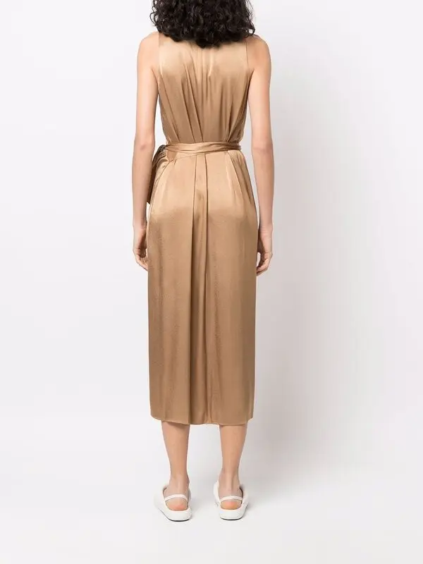 Vince Ruched Midi Dress