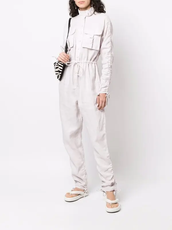 Zimmermann Utility Linen Jumpsuit
