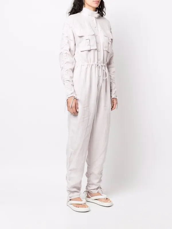 Zimmermann Utility Linen Jumpsuit