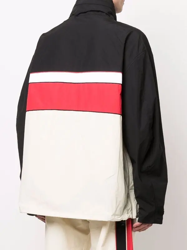 DIESEL® Paneled Funnel Neck Jacket