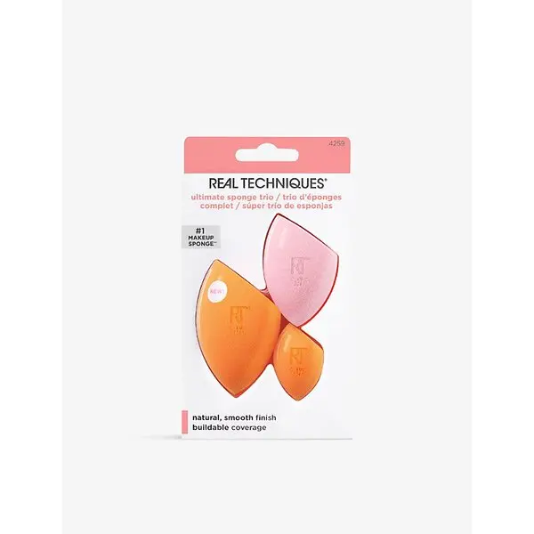 REAL TECHNIQUES Ultimate Sponge Trio Make-up Sponge Set