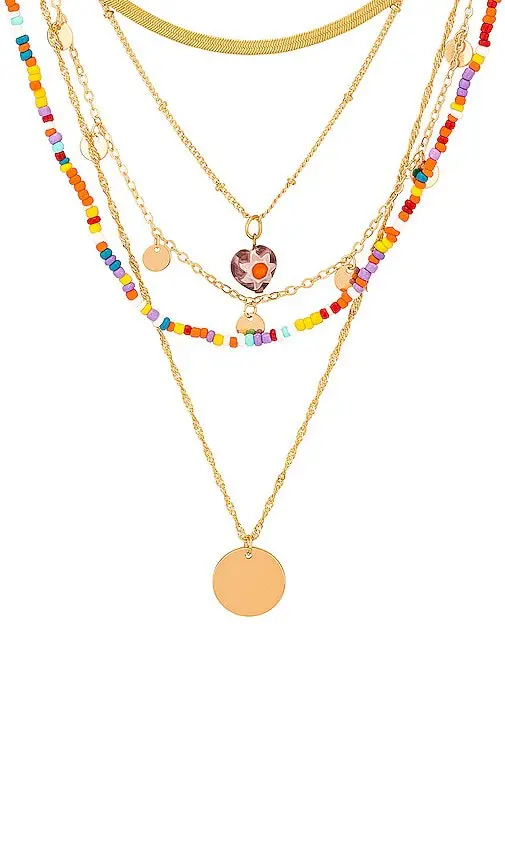 8 Other Reasons Beaded Layered Necklace