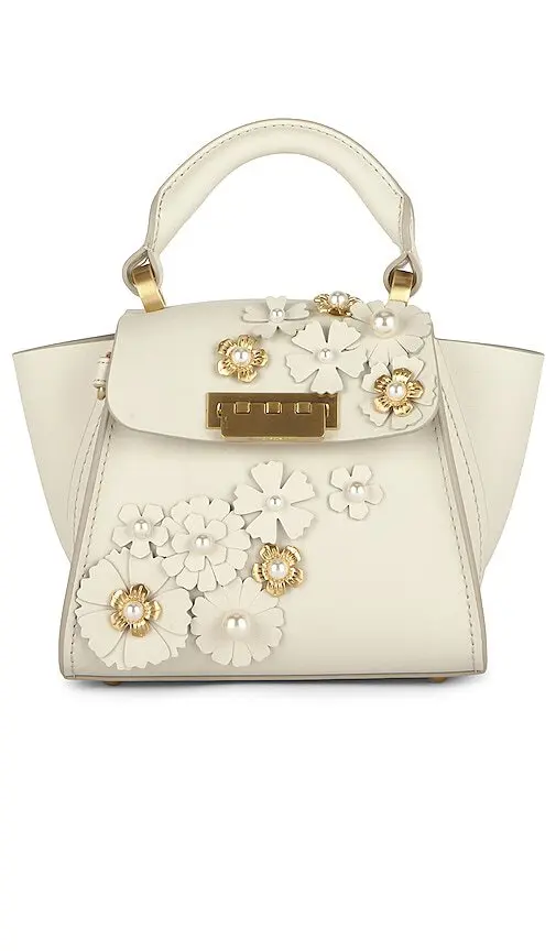 Zac Posen Eartha Mini Top Handle Bag In Neutral