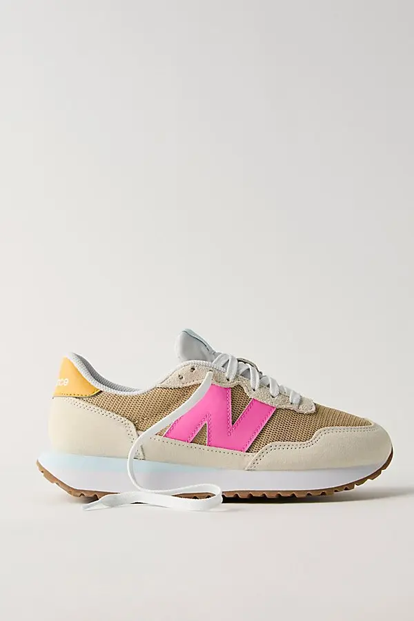 NEW BALANCE 237 Lace-up Sneakers - Beige
