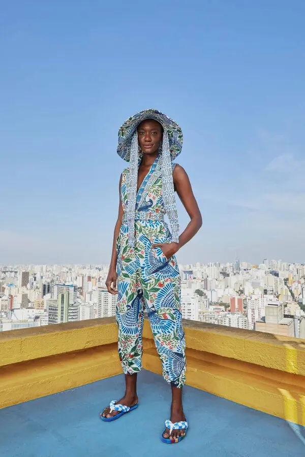 Farm Rio Off White Macaw Flight Canvas Jumpsuit In Off-White Macaw Flight -  20% Off | Editorialist