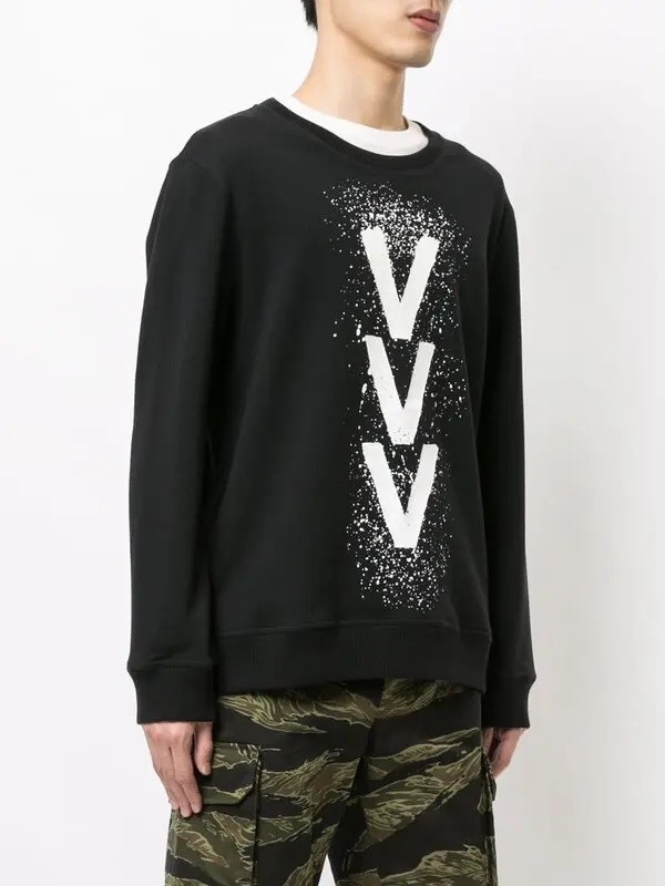 PORTS V Triple-v Print Relaxed Fit Sweatshirt
