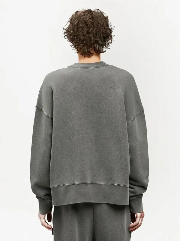 Palm Angels Logo-print Sweatshirt - Grey