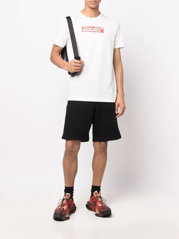 DIESEL® Logo Patch Track Shorts
