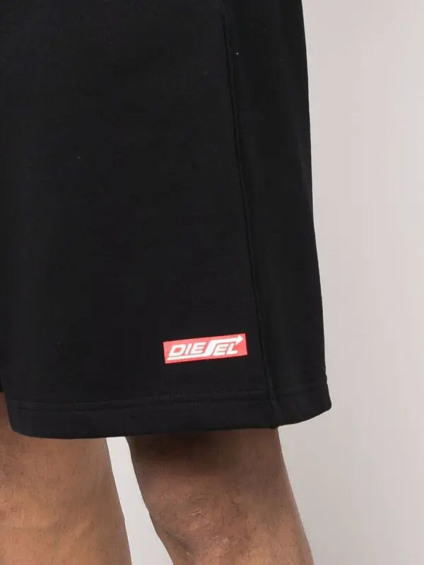 DIESEL® Logo Patch Track Shorts