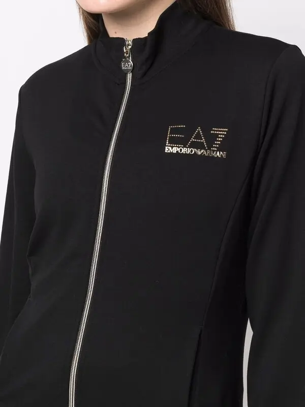 Emporio Armani Studded-logo Track Jacket