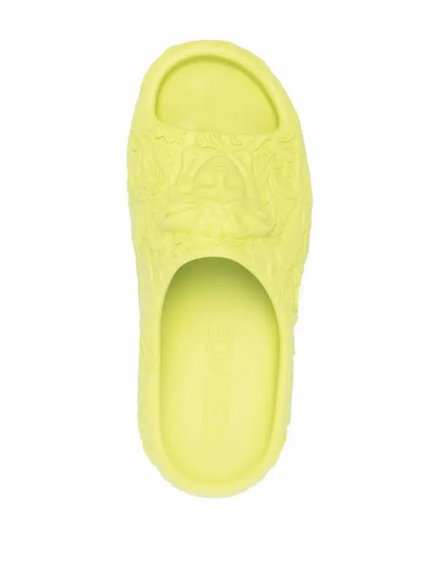 Versace Medusa Embossed Slides