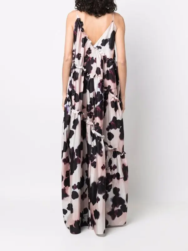 DEL CORE Ruffle-detail Jumpsuit