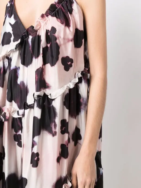 DEL CORE Ruffle-detail Jumpsuit