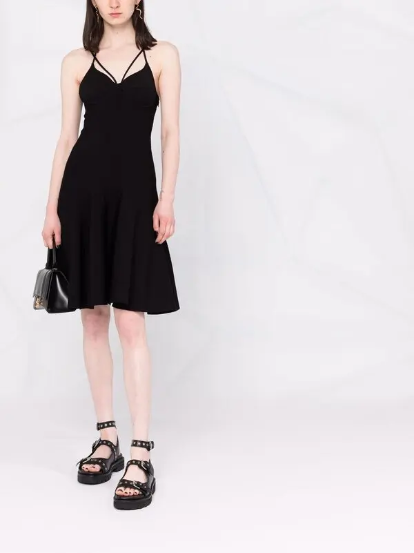 Alexander McQueen Fluted Mini Dress
