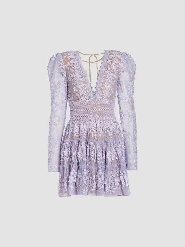 BRONX BANCO Megan Minidress - Lavender